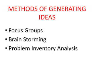 creativity business idea opportunity analysis | PPTX