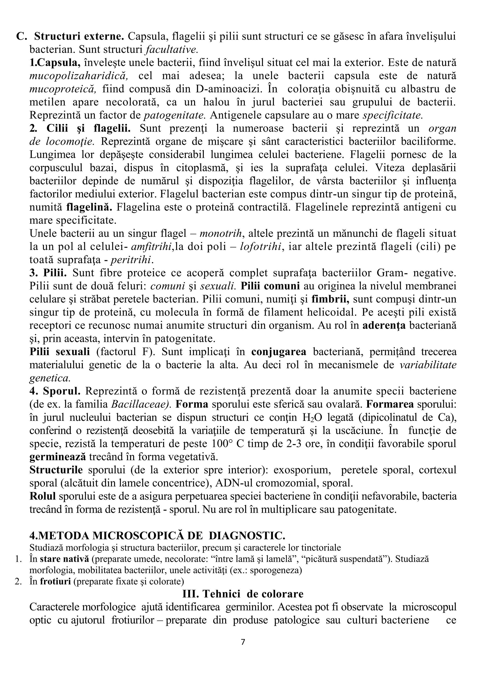 2.3. microbiologia. morfologia,ultrastructura bacteriilor. metoda ...