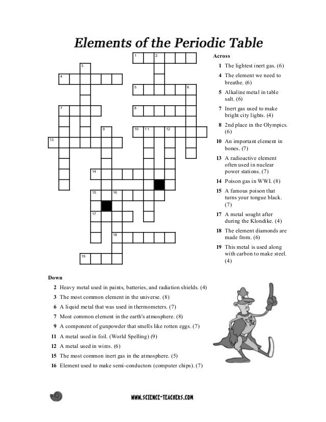 26 Periodic Table Crossword Puzzle Answer Key PNG 26 Periodic Table Crossword Puzzle Answer Key PNG