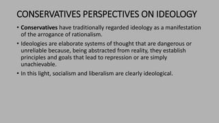 POLITICAL IDEOLOGIES - LEFT-CENTRE-RIGHT | PPTX