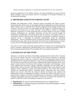 A CONCEPTUAL FRAMEWORK ON FUTURISTIC STUDIES | PDF