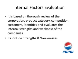 Pepsi vs Coke SWOT | PPTX