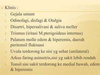2. penyakit kelainan faring | PPTX