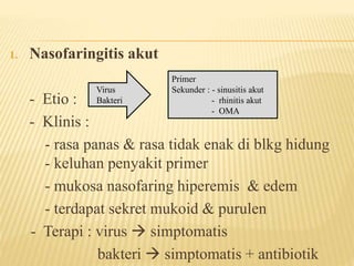 2. penyakit kelainan faring | PPTX