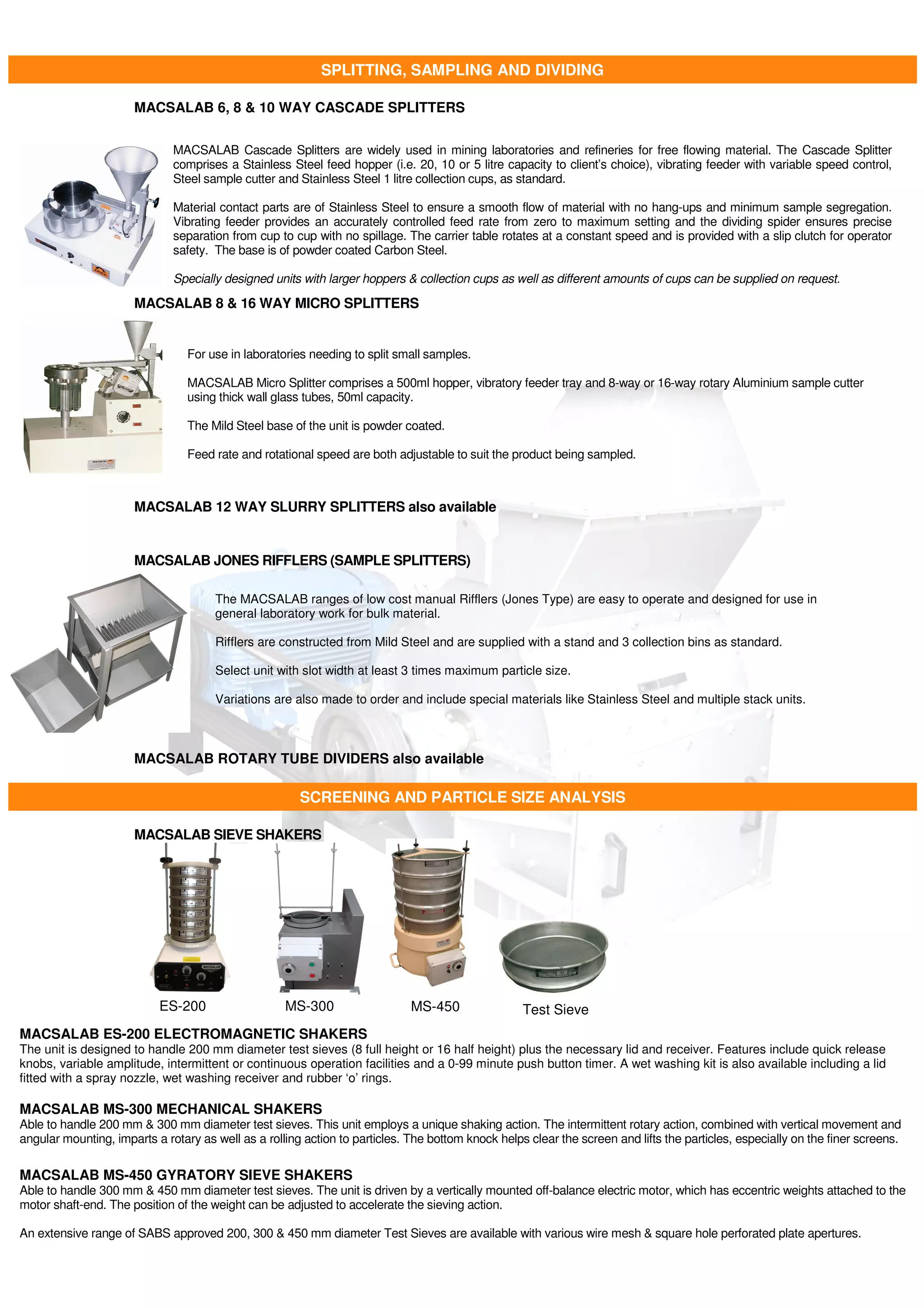MacsaLab General Brochure | PDF