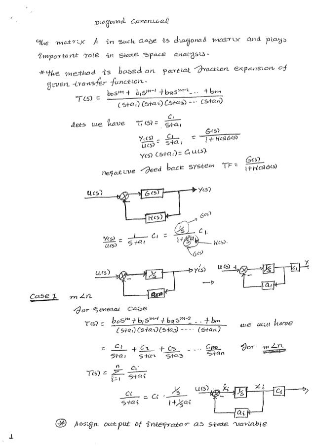 Canonical Form In State Space Model