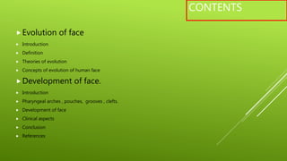 Evolution & Development of Face | PPTX