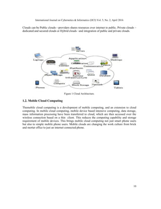 EFFECTIVE BANDWIDTH ANALYSIS OF MIMO BASED MOBILE CLOUD COMPUTING | PDF