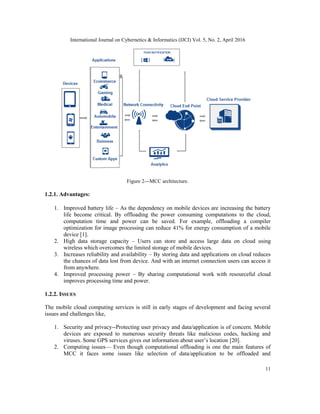 EFFECTIVE BANDWIDTH ANALYSIS OF MIMO BASED MOBILE CLOUD COMPUTING | PDF