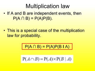 2.2 laws of probability (1) | PPTX