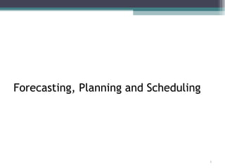 PLANNING PRODUCTION AND CONTROL | PPT