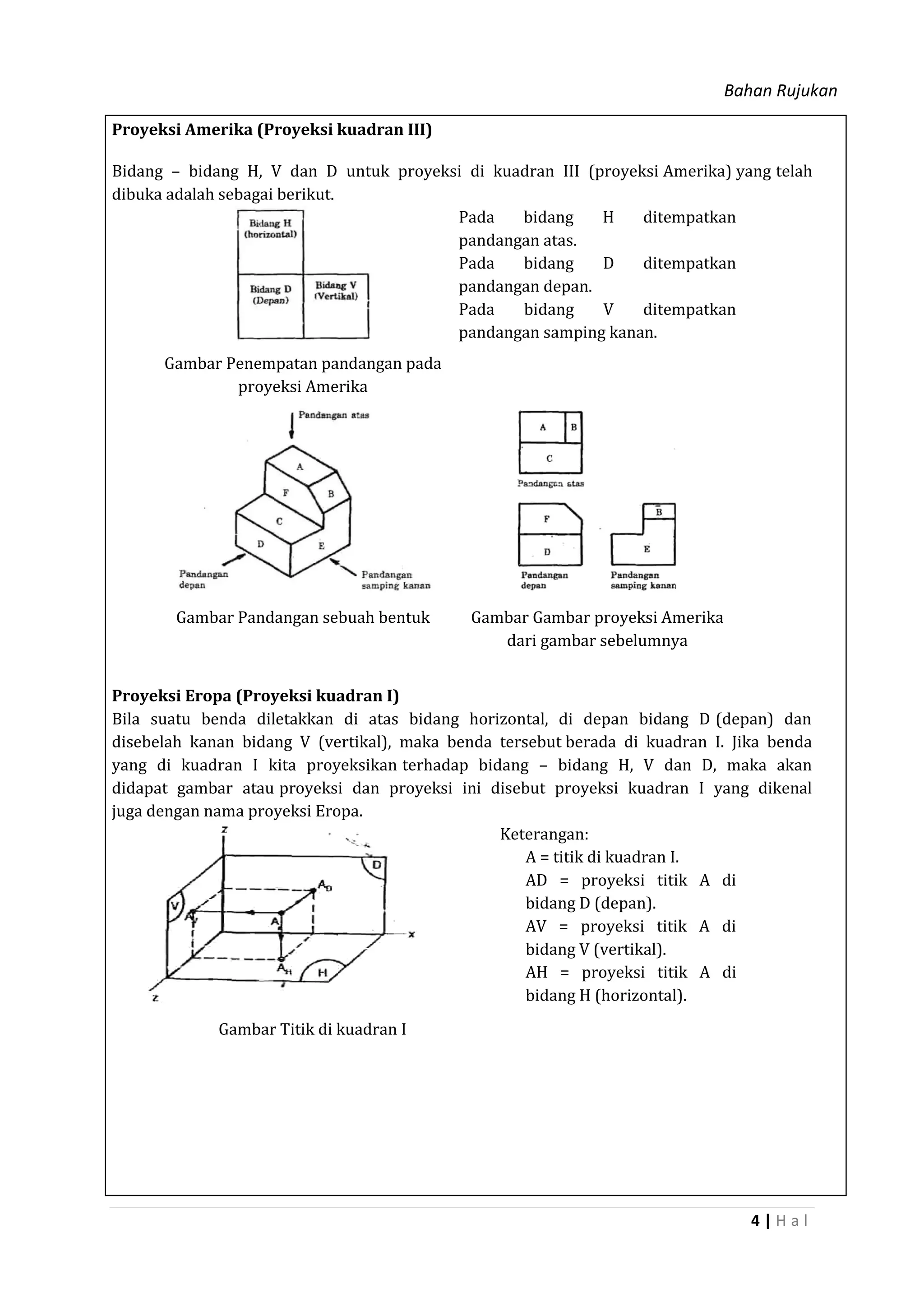 2.2 gambar proyeksi | PDF