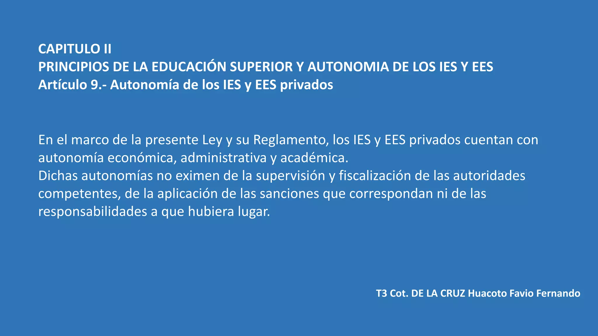 2 1 Ley Institutos Y Escuelas De Educacion Superior Ppt