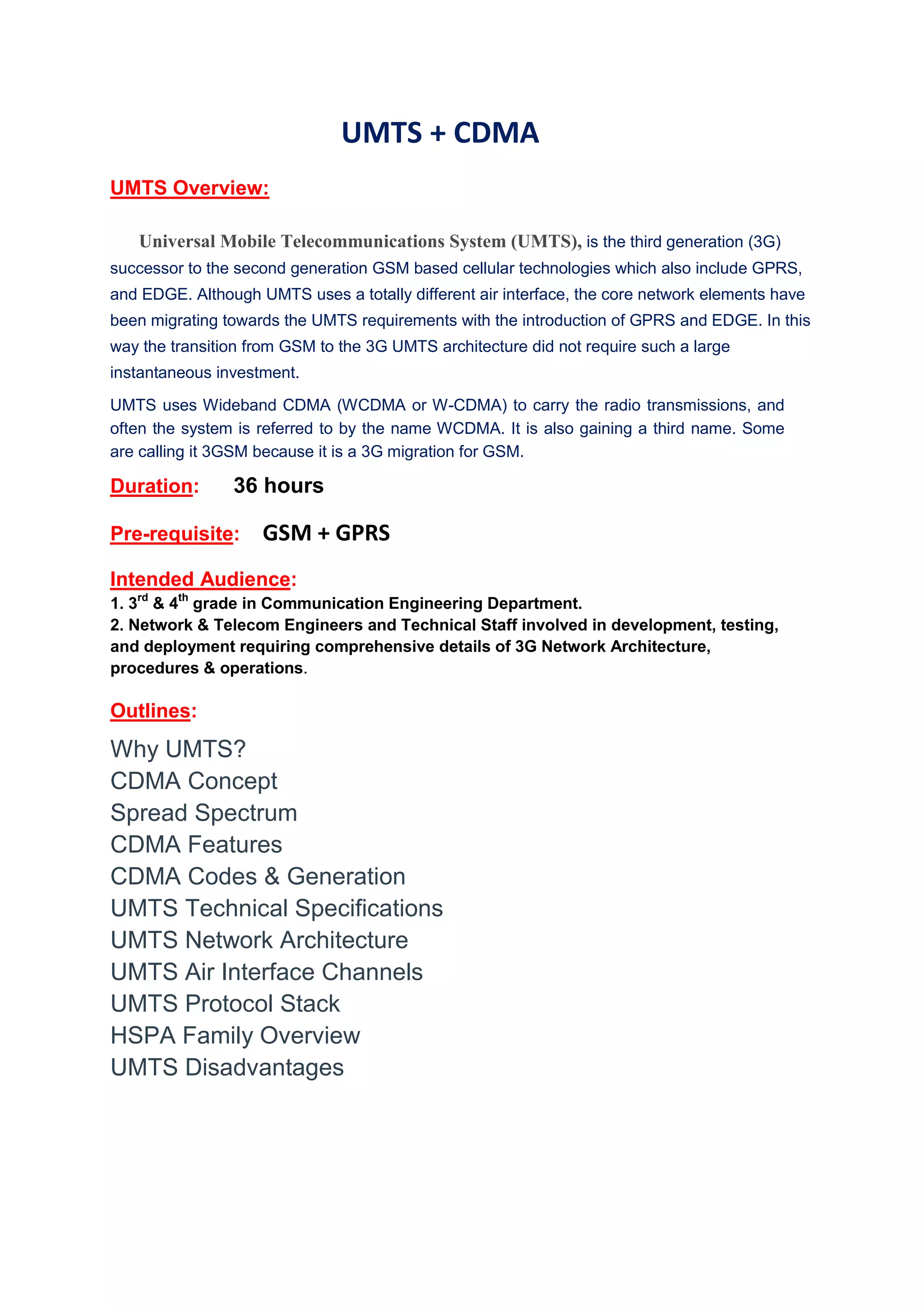 2.cdma umts | PDF