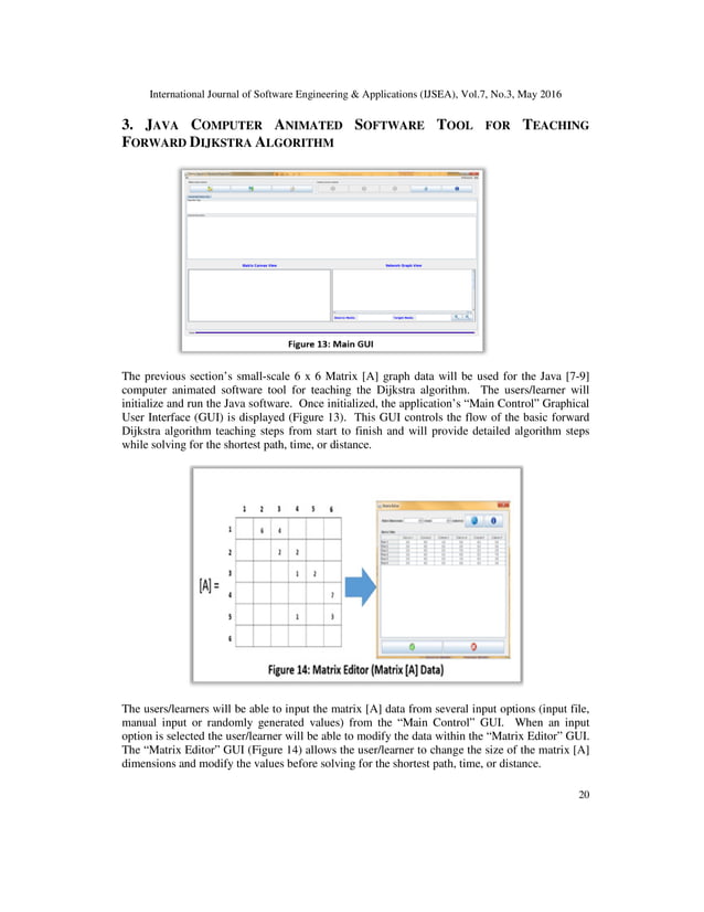 JAVA BASED VISUALIZATION AND ANIMATION FOR TEACHING THE DIJKSTRA ...