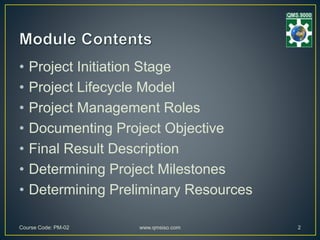 2. project initiation | PPTX