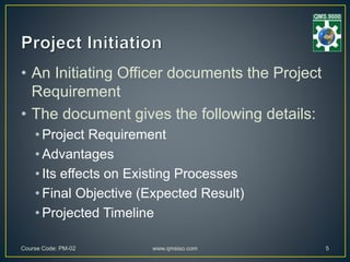 2. project initiation | PPTX
