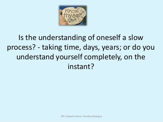 How can We Know Ourselves?