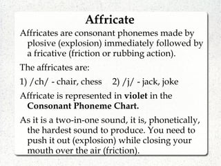 Languagelab 2.2 - Master Liquids, Affricates and Semi-vowels | PPT