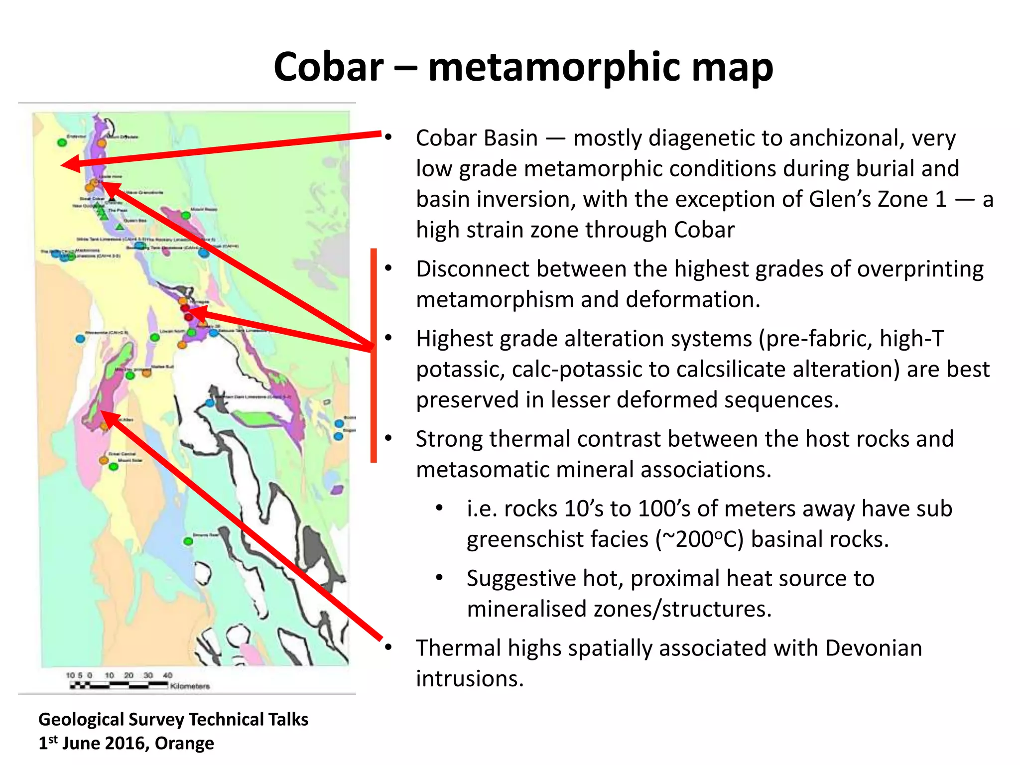 The Bathurst Metallogenic map | PPTX | Geography | Science