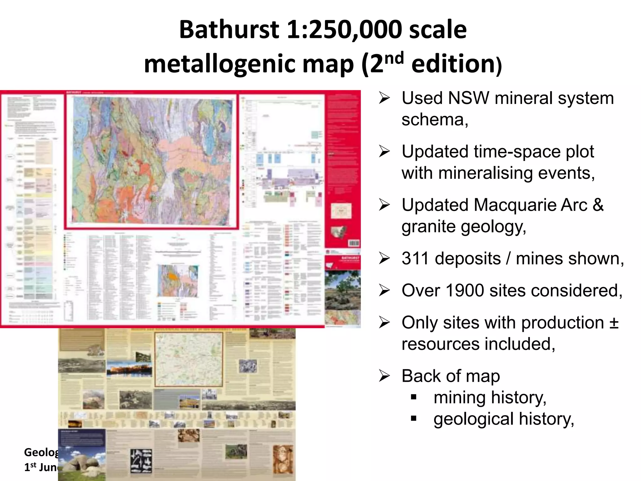 The Bathurst Metallogenic map | PPTX | Geography | Science
