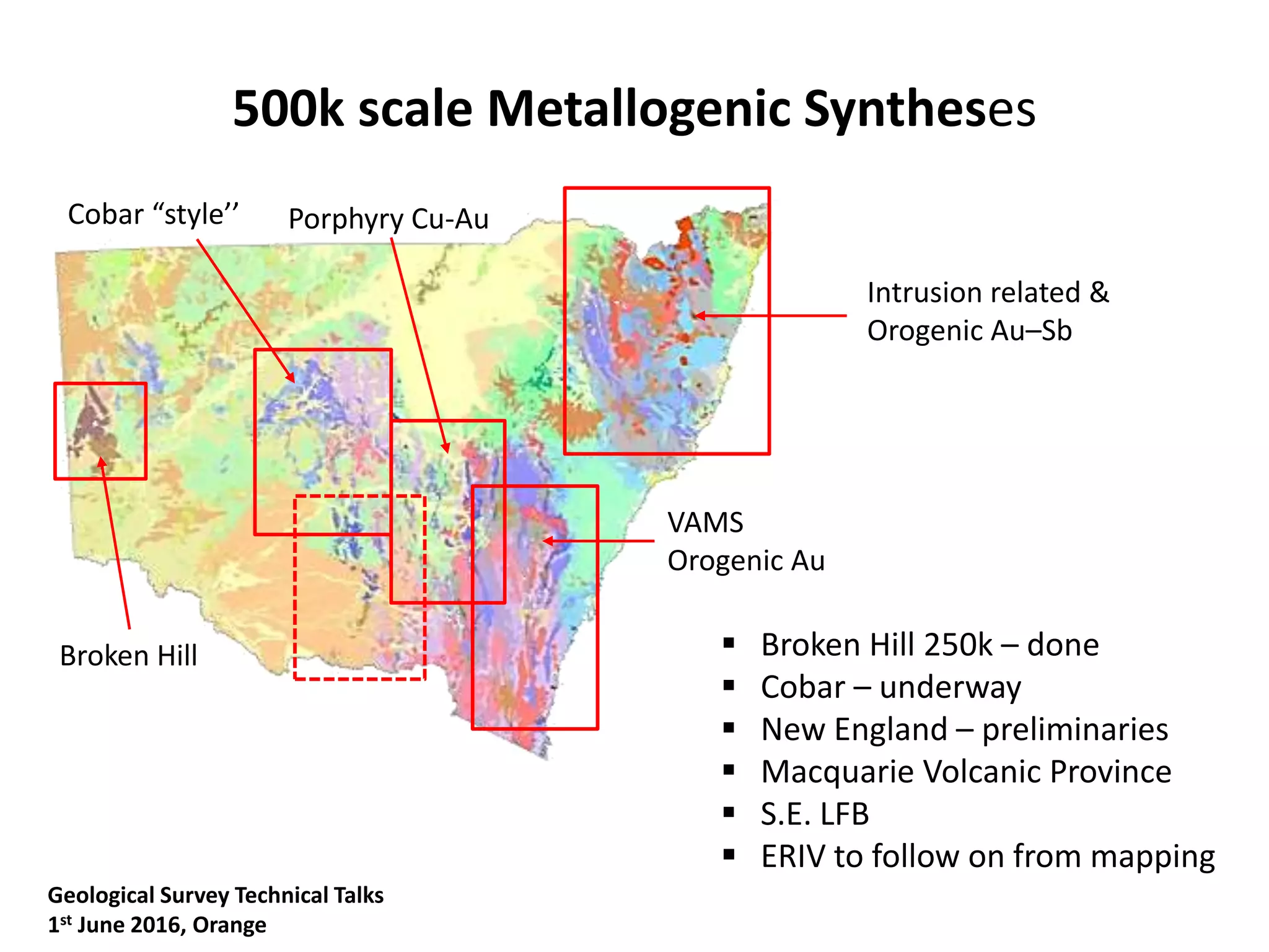 The Bathurst Metallogenic map | PPTX | Geography | Science