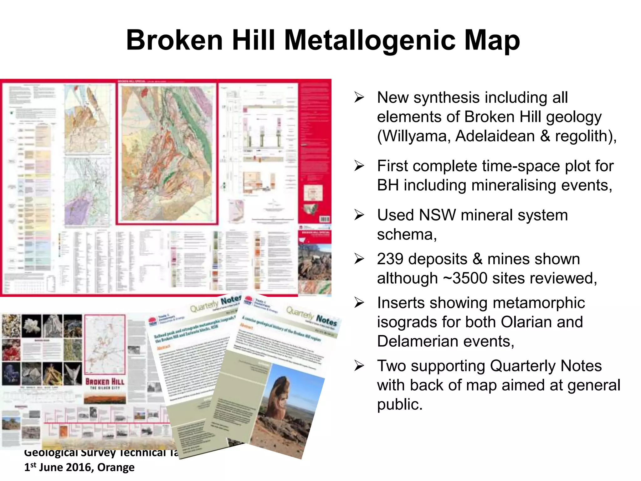 The Bathurst Metallogenic map | PPTX | Geography | Science