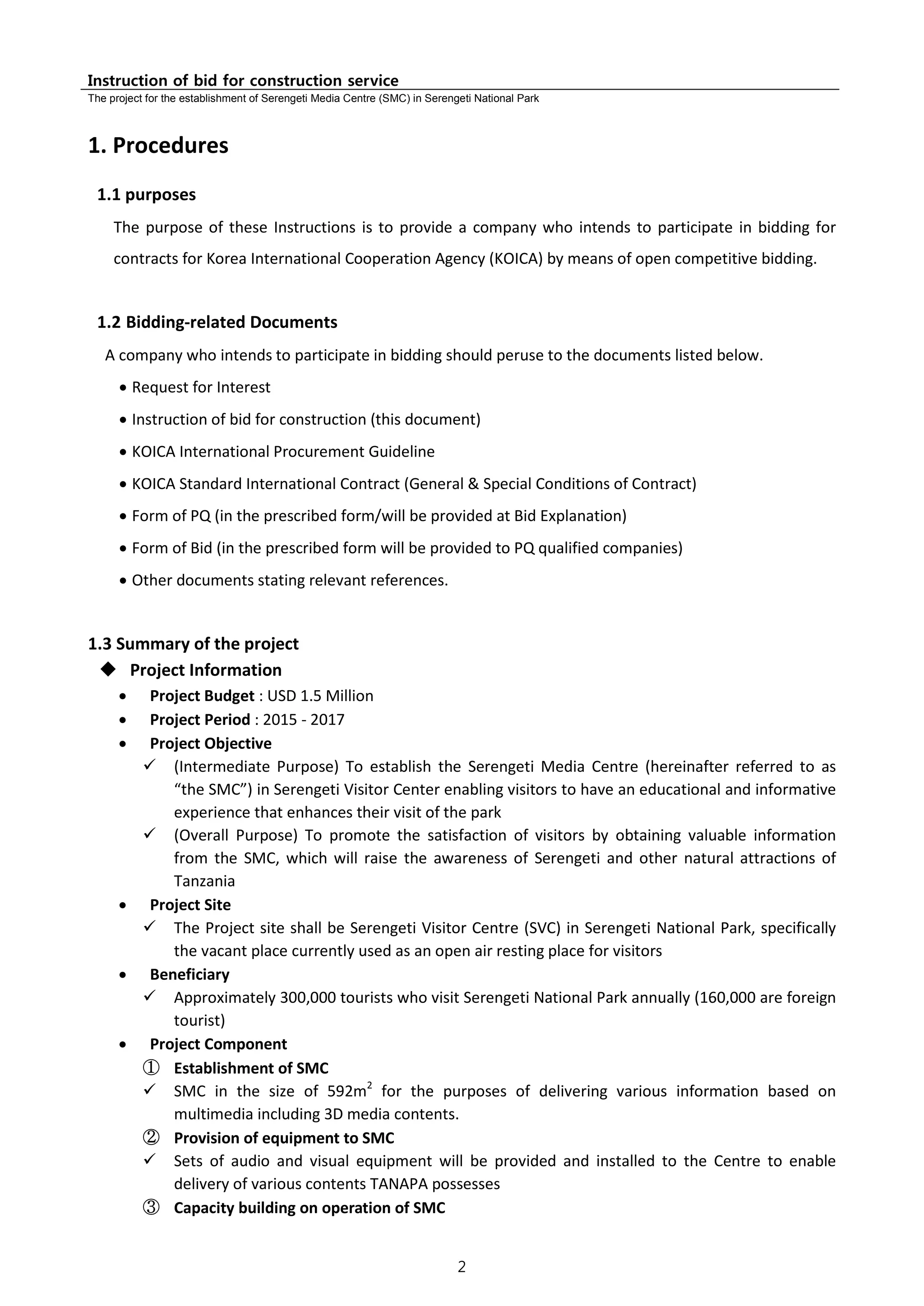 2. instruction of bid | PDF | Civil Engineering Industry | Industries