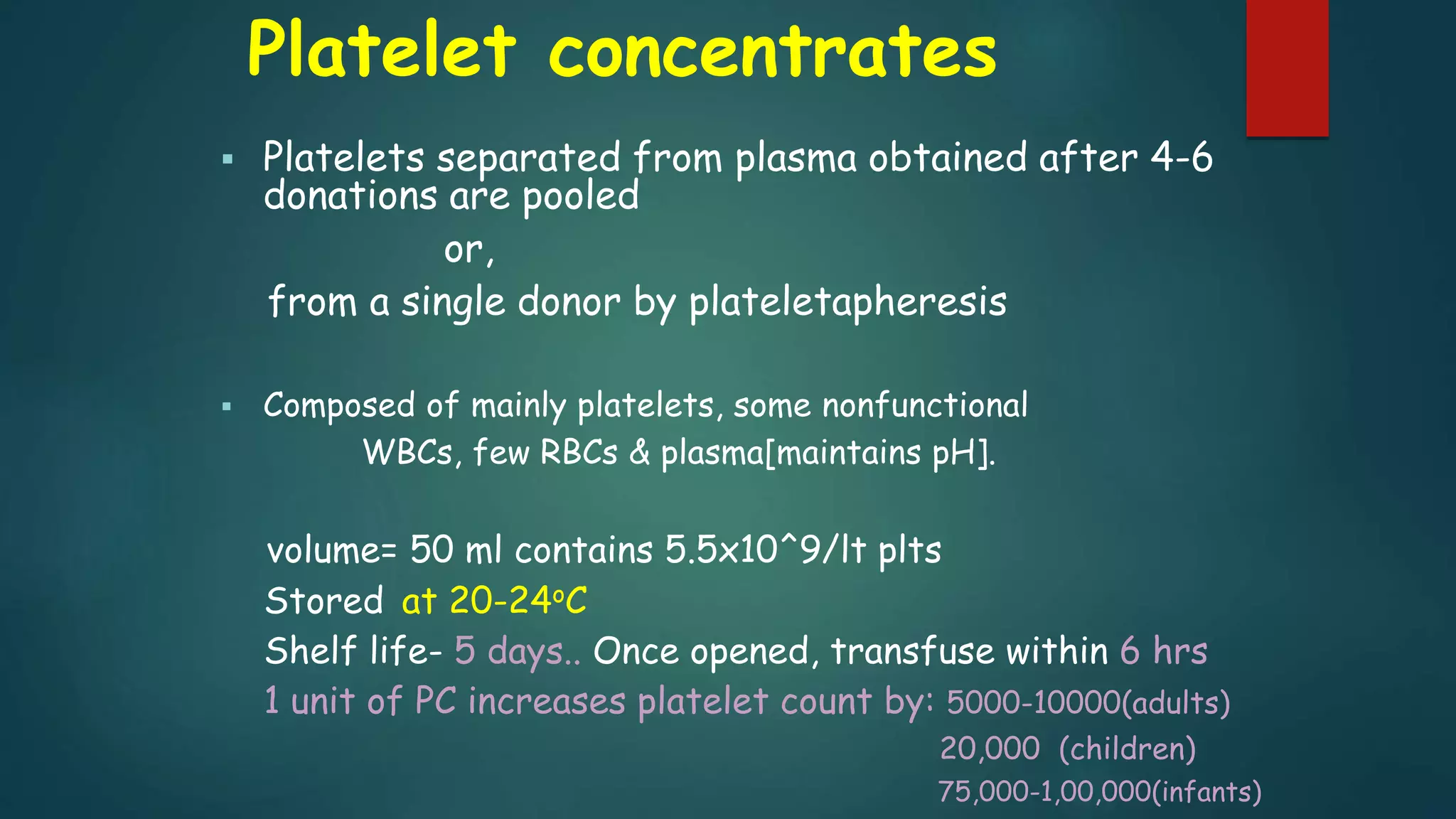 Blood Products and Substitutes | PPTX