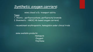 Blood Products and Substitutes | PPTX