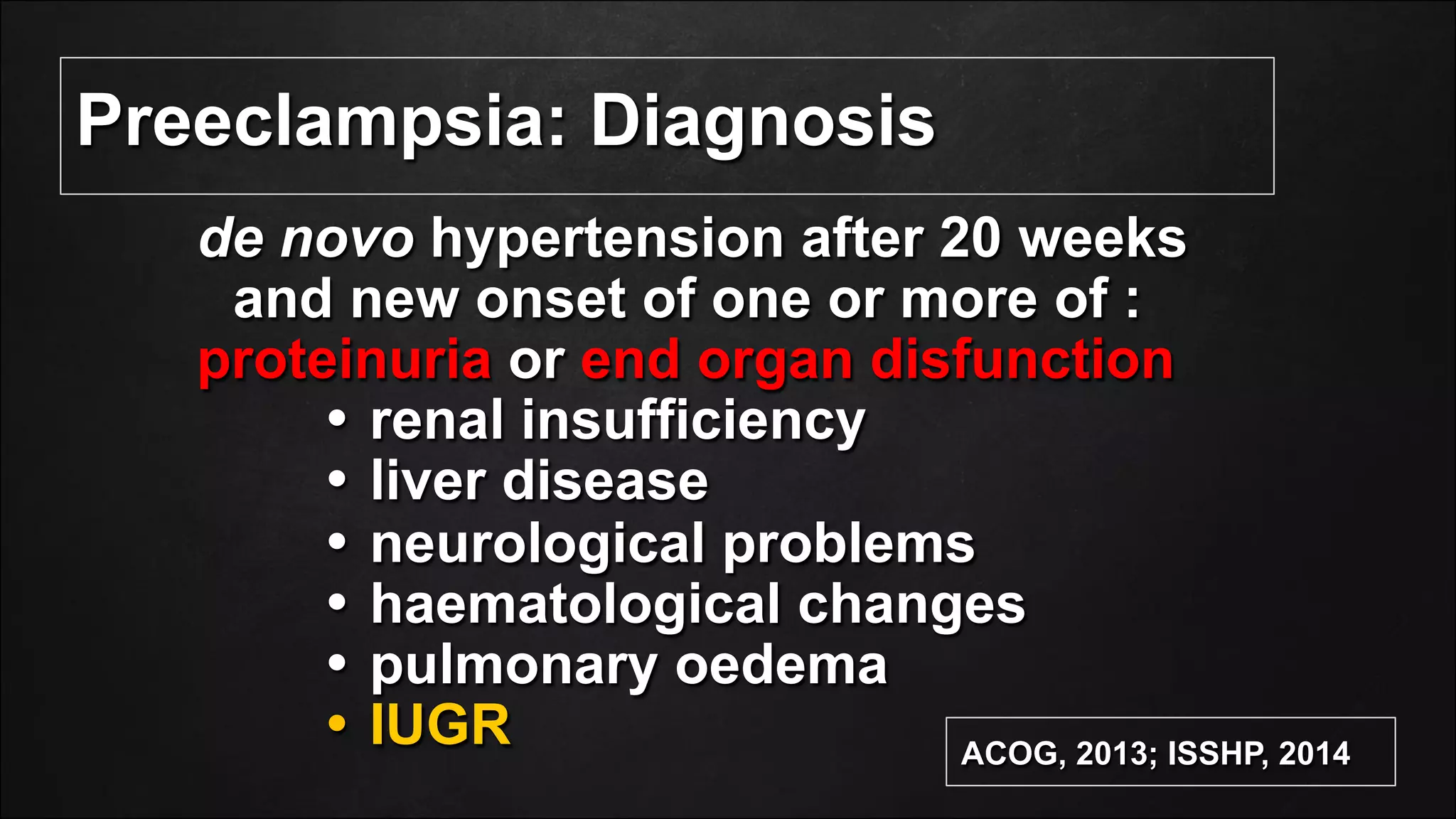 Evidence based Management Preeclampsia / eclampsia | PDF