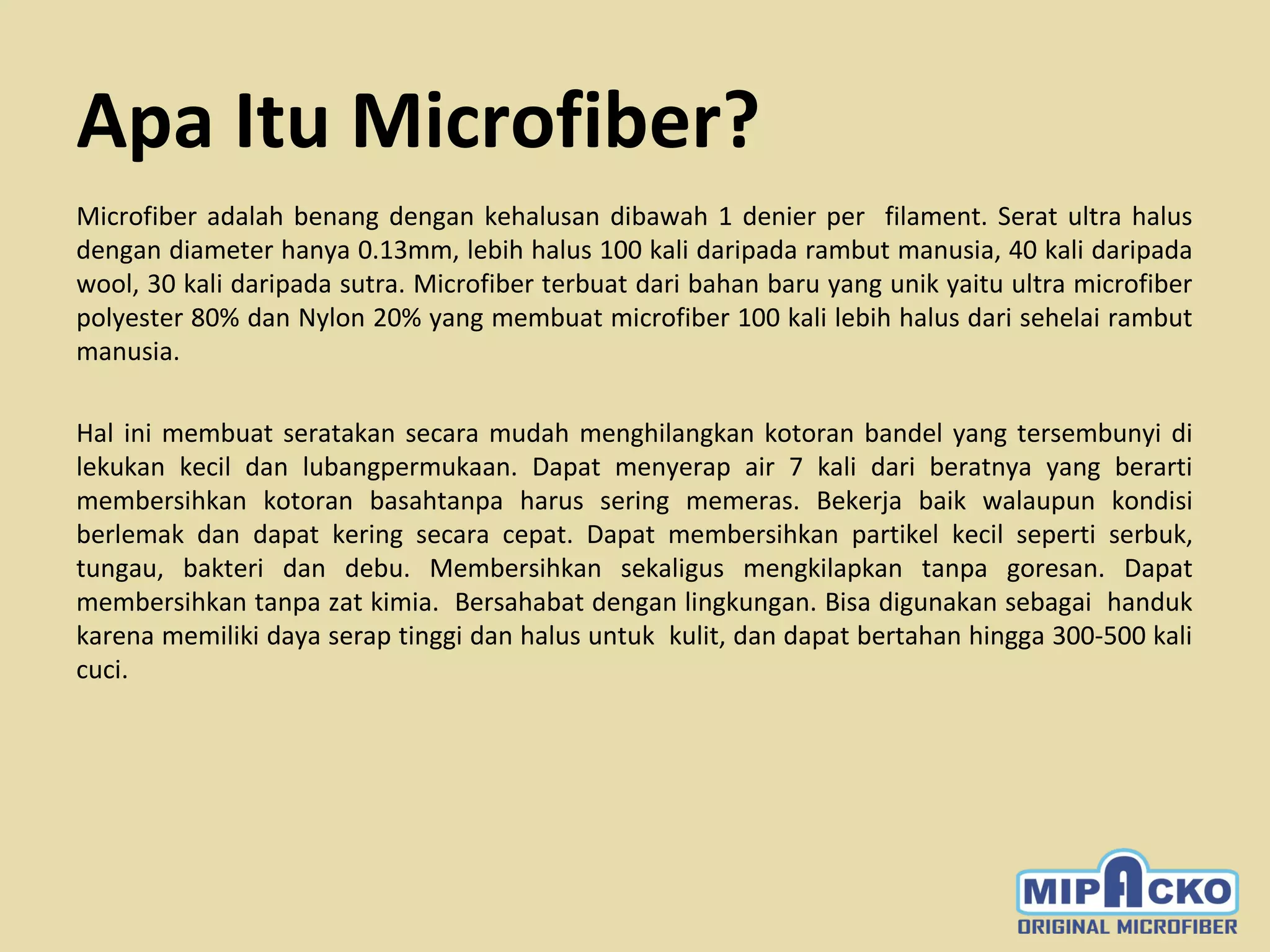 Cleaning Cloth Microfiber | PPT