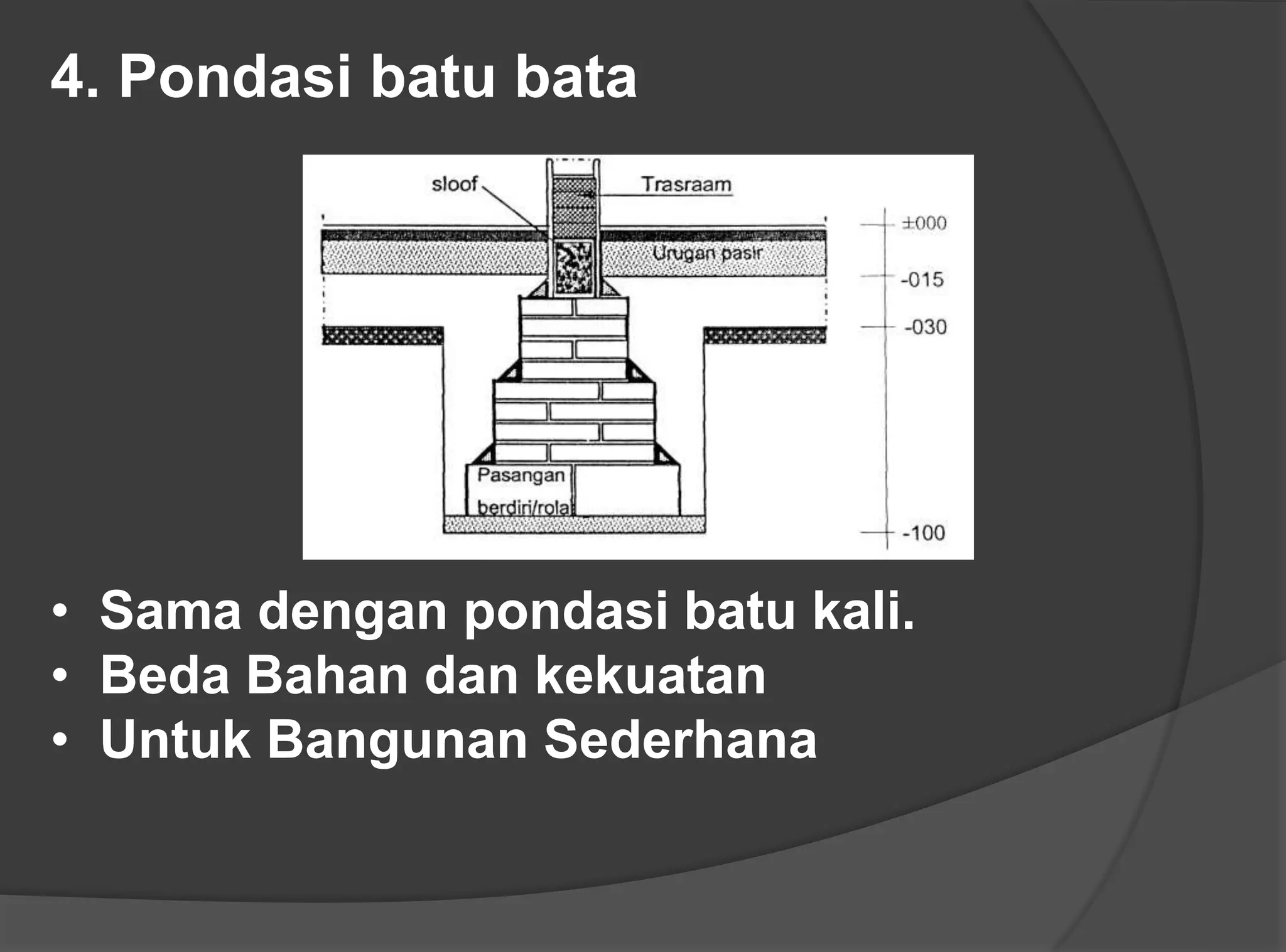 2. pek. pondasi dan pek. dinding | PPTX