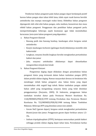 bahan ajar dasar dasar pengolahan daging | PDF