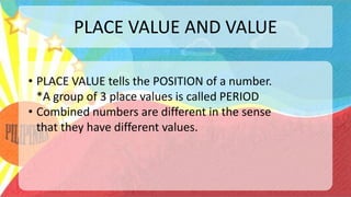 2. lesson 1 place value and value of w ns | PPT