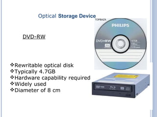 storage devices and its types | PPT