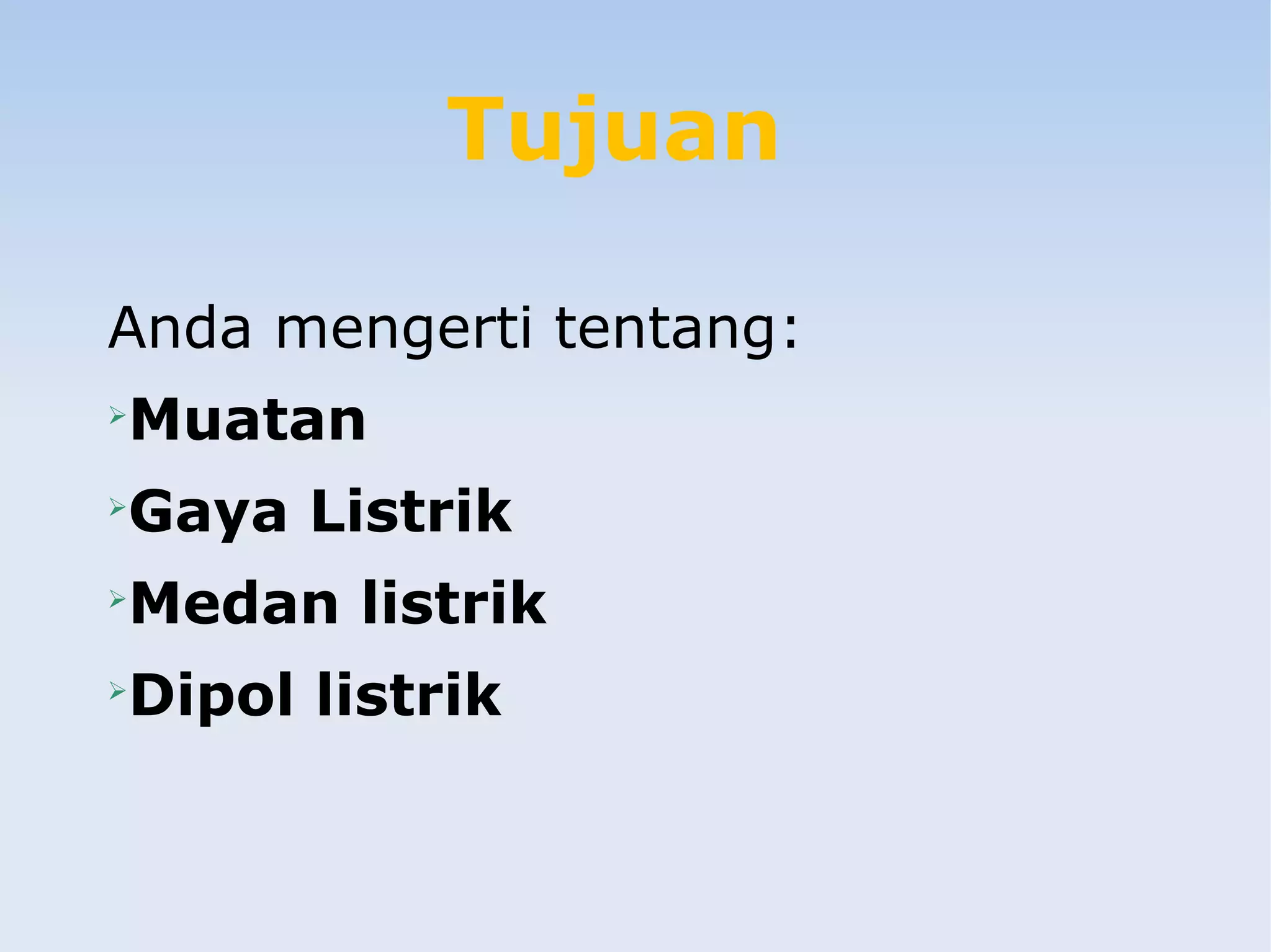 Muatan Medan Listrik | PPT
