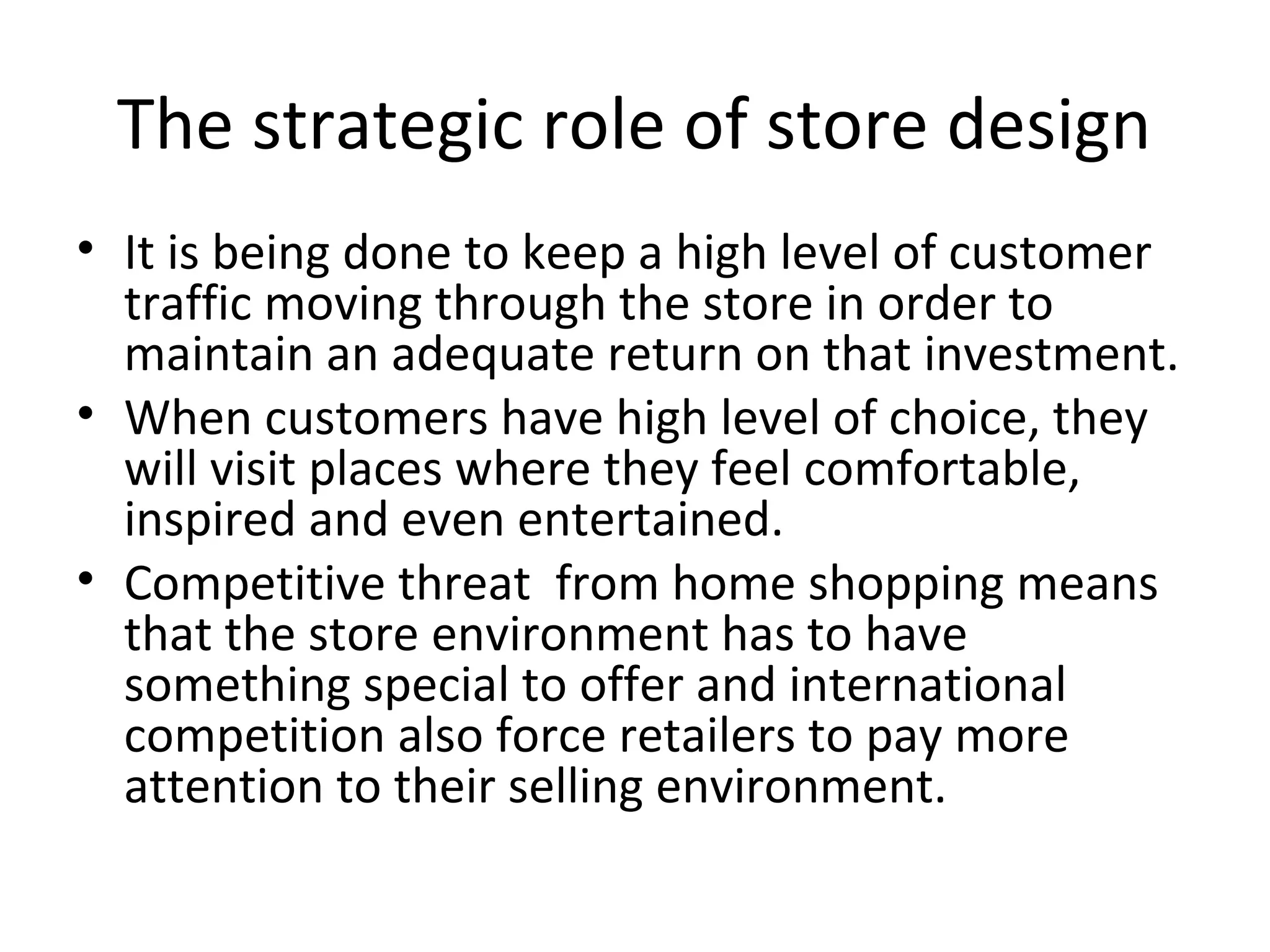 Store Design and Store Layout | PPT