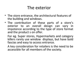 Store Design and Store Layout | PPT
