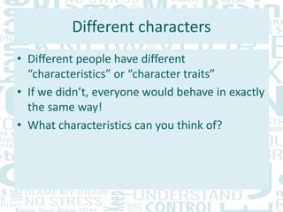 STRESS WELL FOR SCHOOLS: 2.1 different people, different stresses | PPT