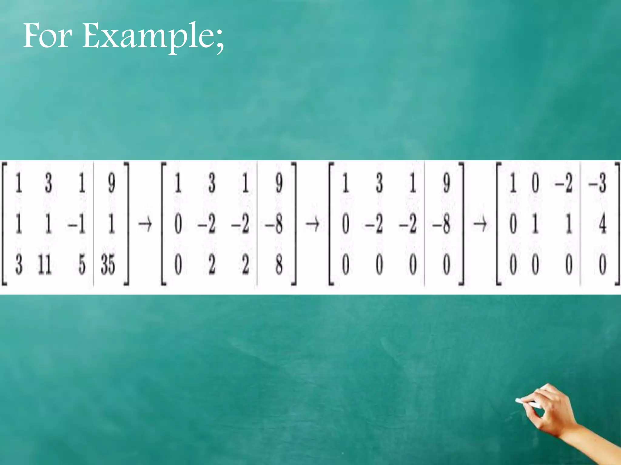 linear equation and gaussian elimination | PPTX