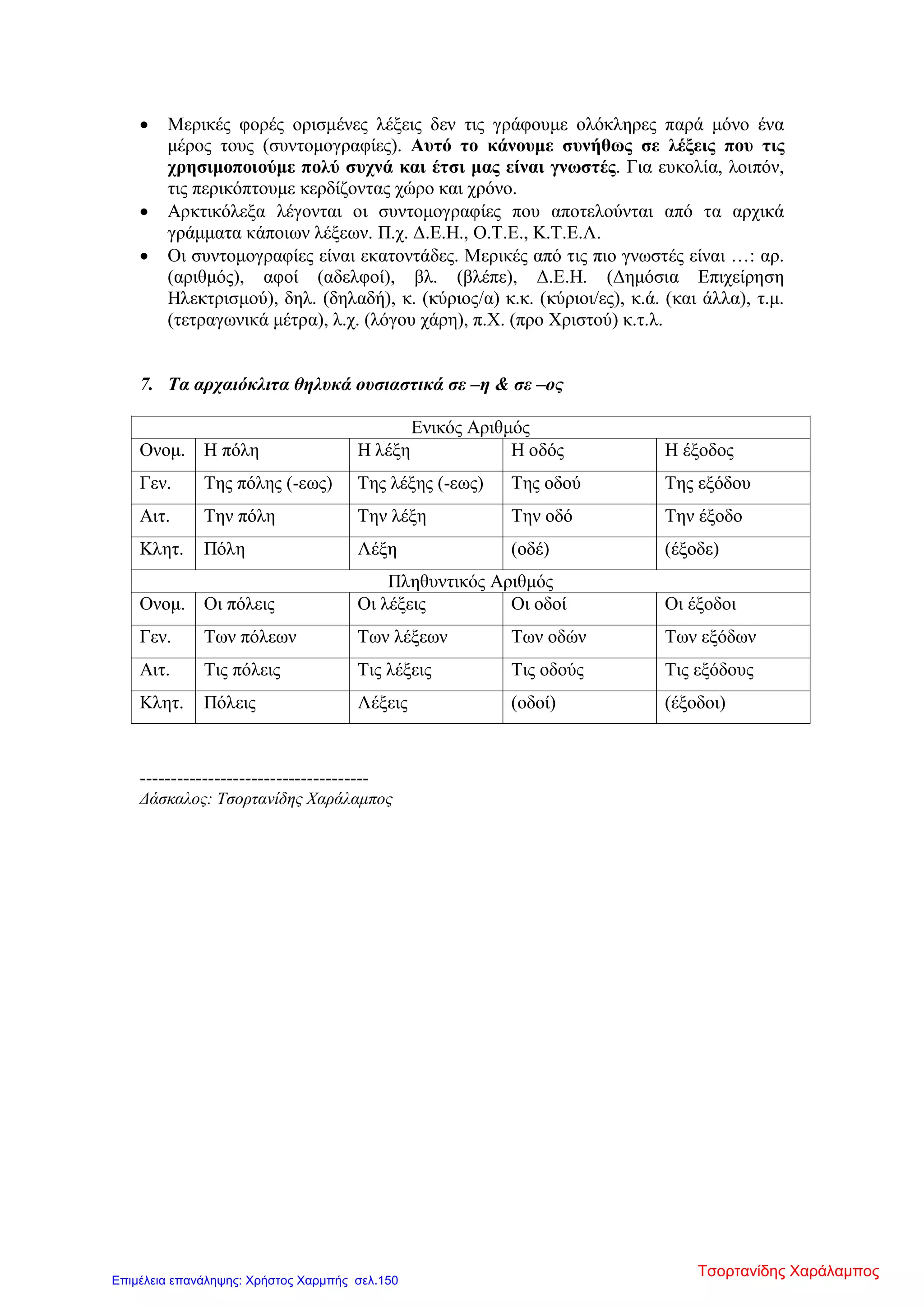 Γλώσσα ΣΤ΄ - Επανάληψη 2ης ενότητας.΄΄Κατοικία΄΄ | PDF