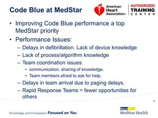 Enhancing Code Blue Performance with xAPI | PPTX