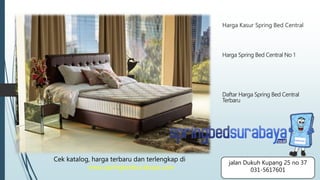 harga spring bed | PPT