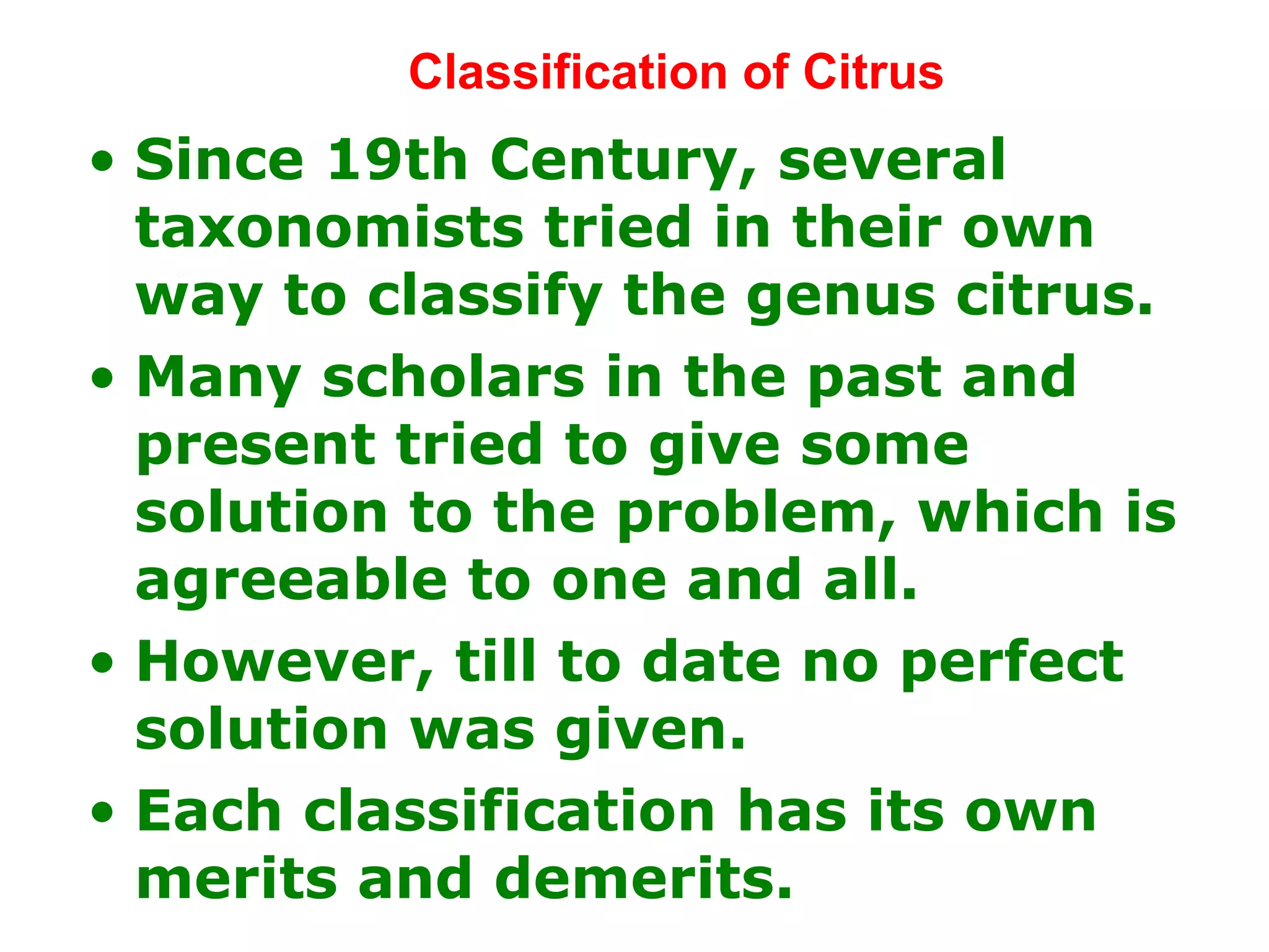 citrus classification | PPT