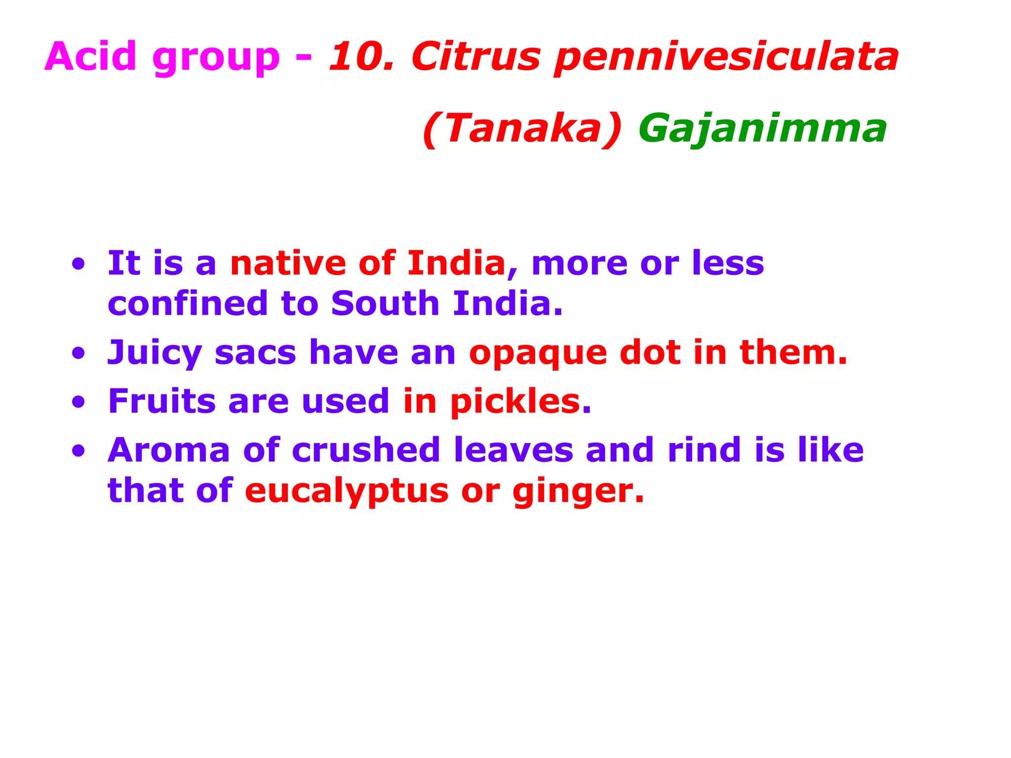 citrus classification | PPT