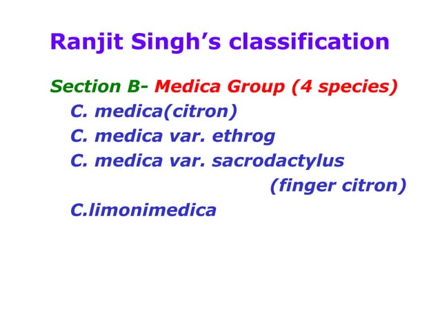 citrus classification | PPT | Gardening | Home & Garden