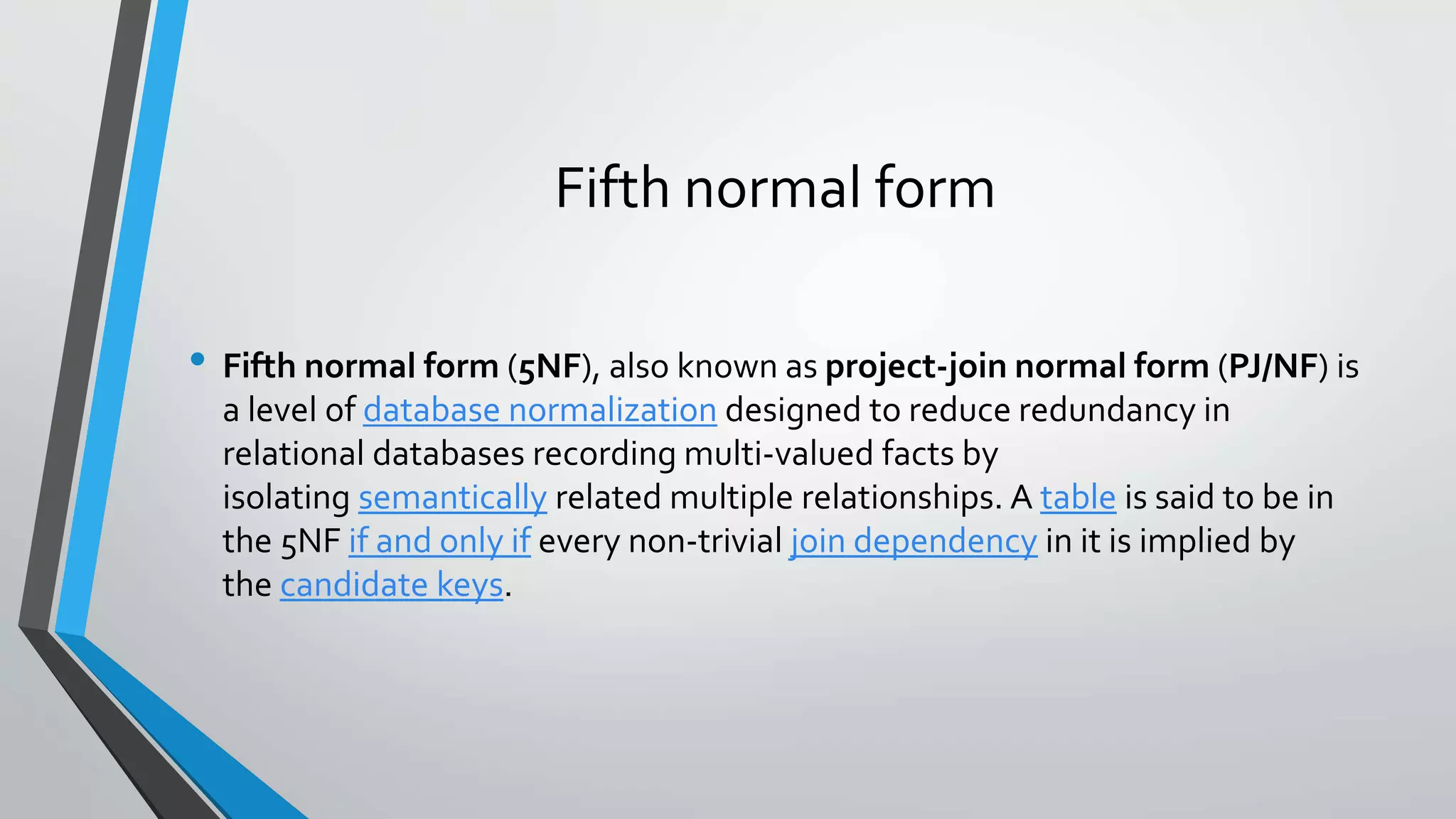 Normalization in DBMS | PPTX