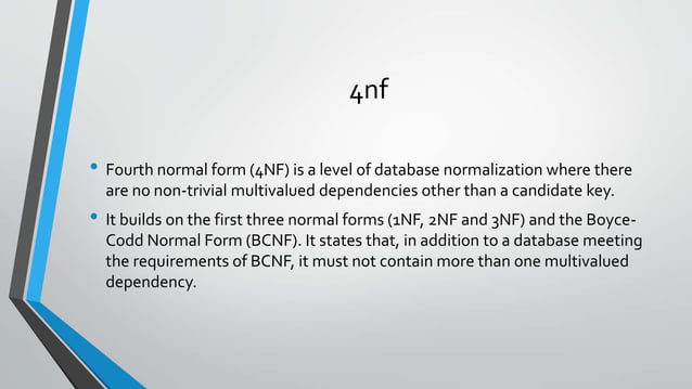Normalization in DBMS | PPTX