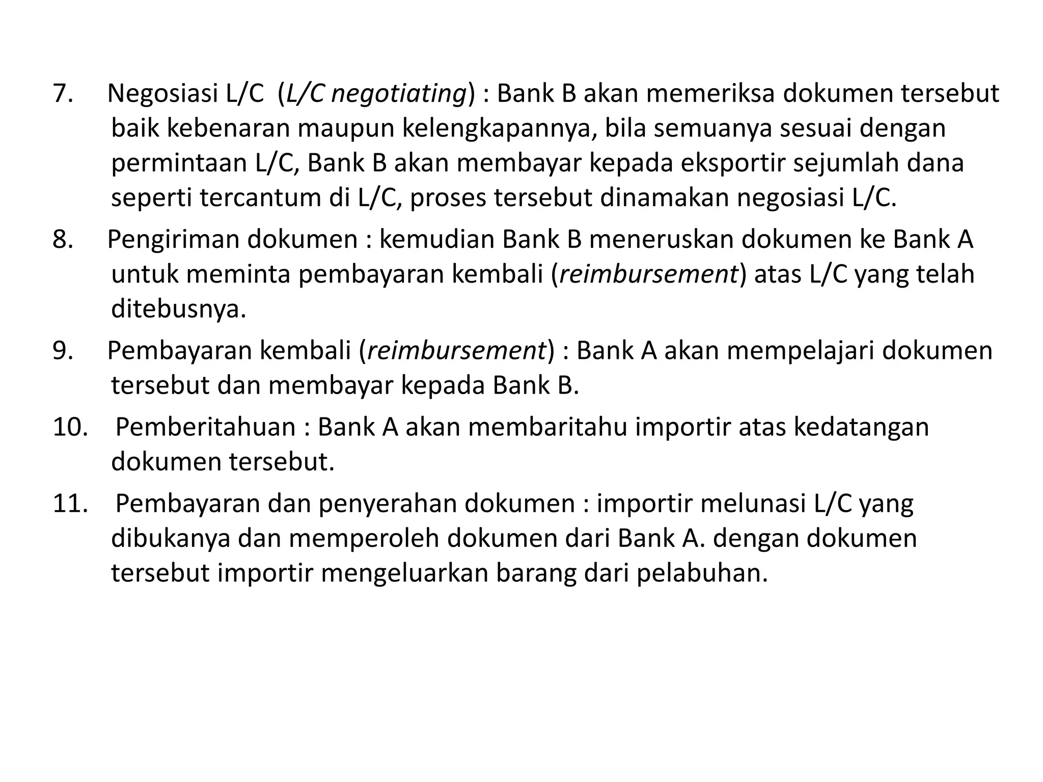Prosedur Ekspor dengan Letter of Credit (L/C)_Materi "EXPORT-IMPORT" Training | PPTX